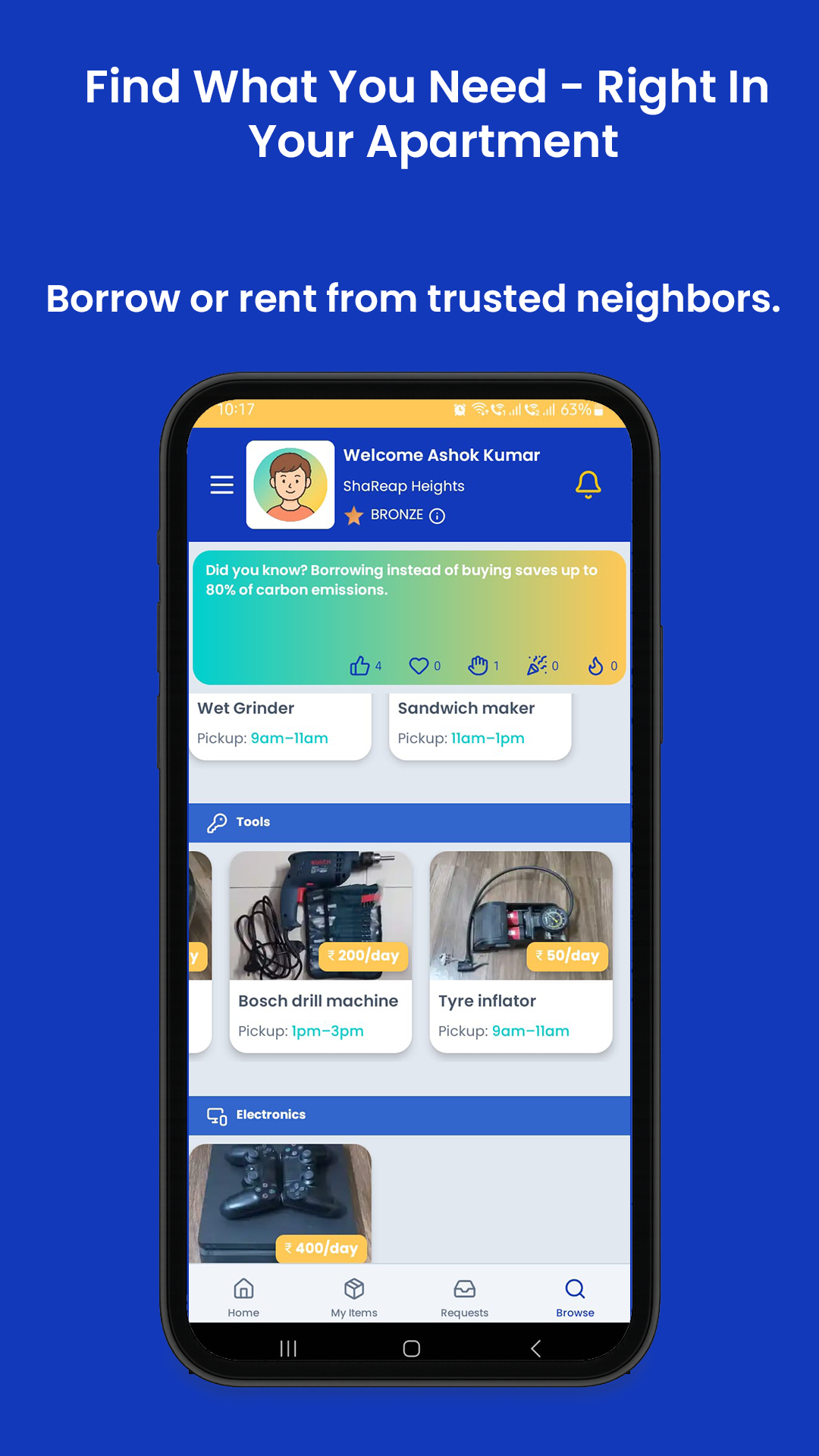 shaReap – Share. Earn. Save.
